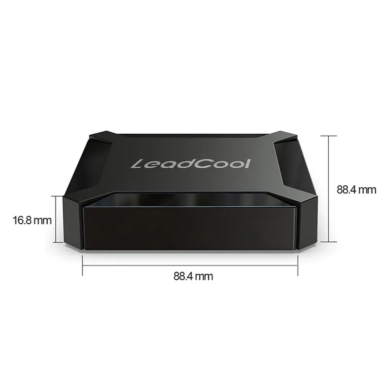 4K UHD Android TV Box, Leadcool H313 Smart Set Top Box, Quad Core ...