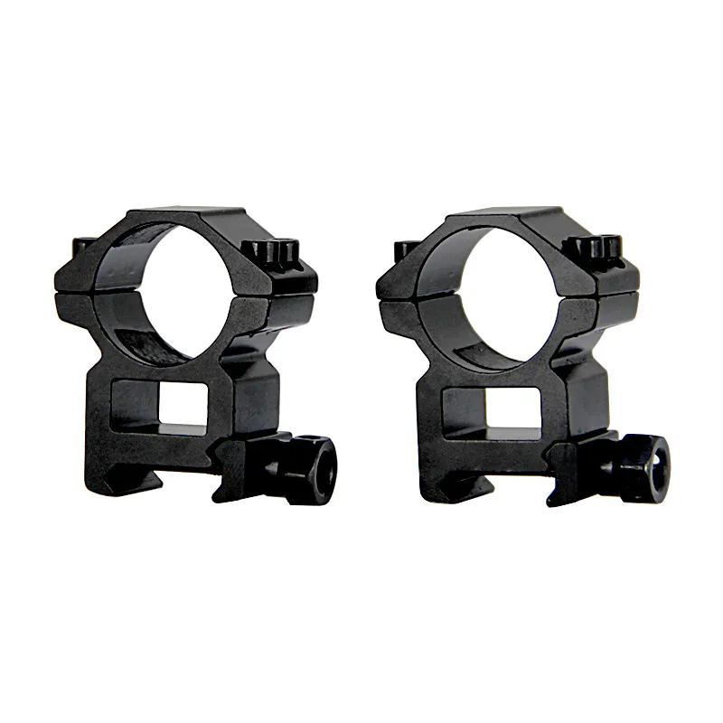 Rifle Tactical Scope Mounts For 20mm Picatinny Rail Hunting Optics Ring Mount Base Pipe Dia ...