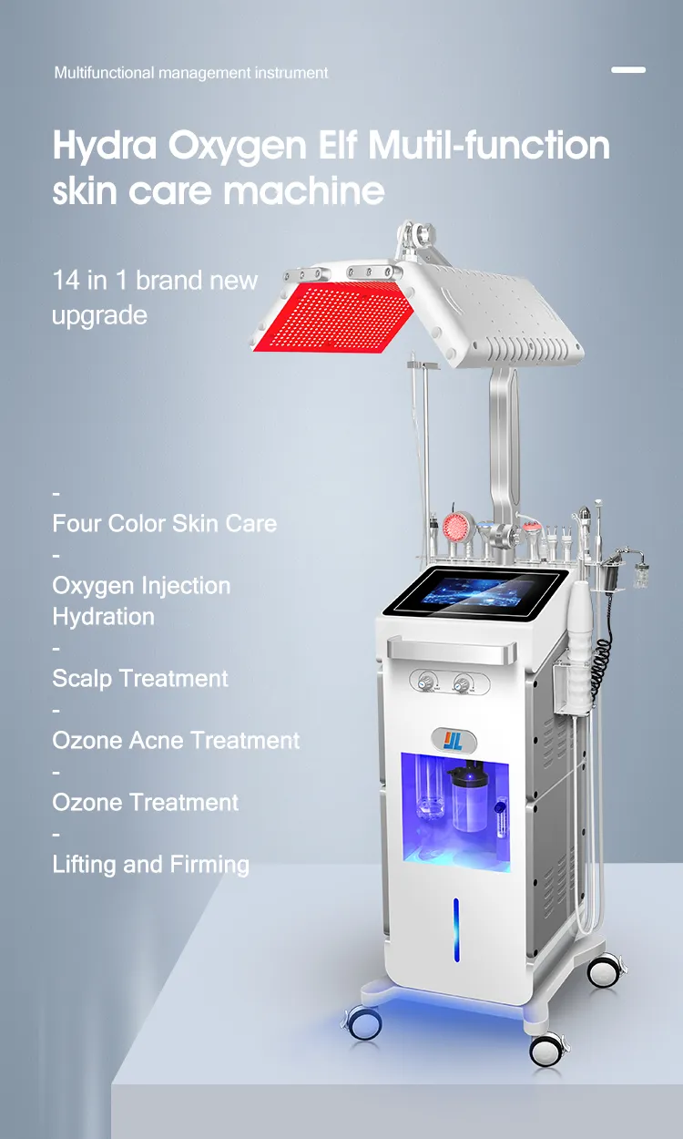 DHgate.com:14-in-1 Facial Machine with BIO Peel Spray, RF Photon PDT ...