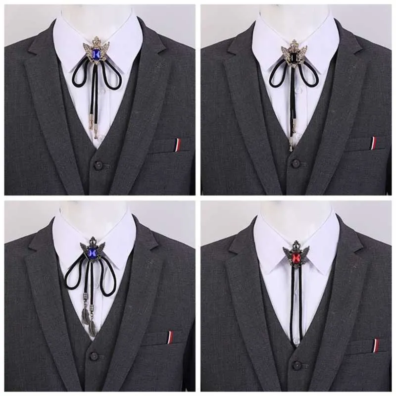 DHgate.com:Crystal Braided Bolo Tie Western Cowboy Necktie DropShip:Jewelry