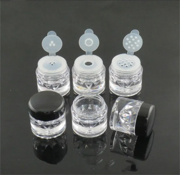 Wholesale 5G 5ML Empty Plastic Mini Makeup Loose Powder Rice Box With ...