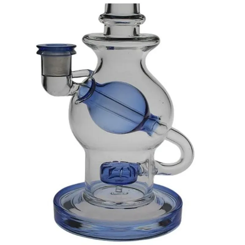 10 Pulgadas Tall Ball Dab Rig Hookahs Reciclador Bong Glass Oil Rigs ...
