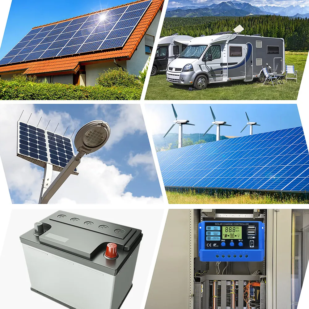 PWM Solar Charge Controller Inverter For Lithium Lead Solar Panels 10A ...