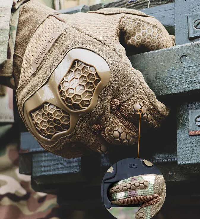 Airsoft Gloves Full Finger Combat Gloves With... From Kongfu911, $23.12 ...