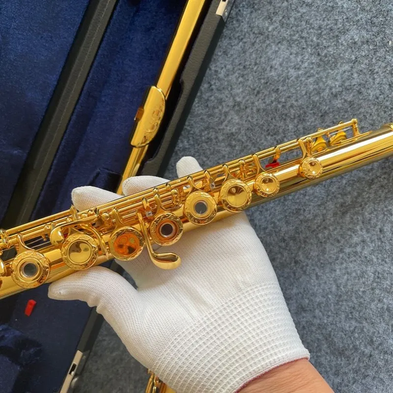 DHgate.com:24K Gold Plated Woodwind Professional Flute S6 | 17 Open ...