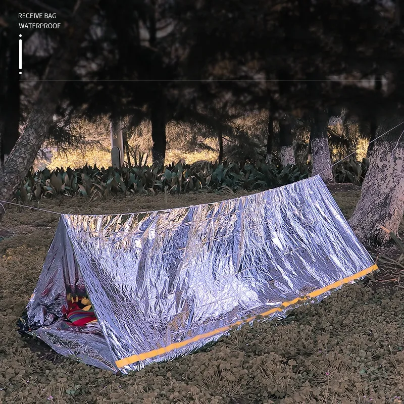 Sun Proof PE Aluminium Coated Outdoor First Aid Tent For Warmth ...