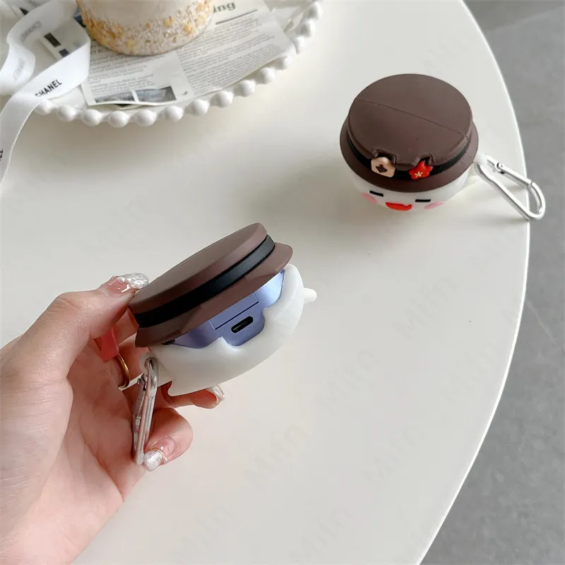 Kawaii 3D Genshin Impact Hu Tao Buds Live Case Galaxy Buds Pro & Bud2 ...