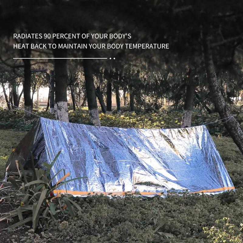 Sun Proof PE Aluminium Coated Outdoor First Aid Tent For Warmth ...