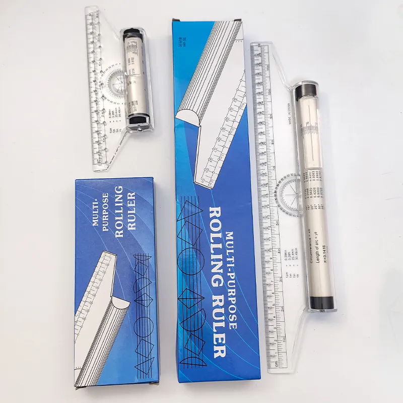Ruler For Carpentry 30CM Parallel Roller Ruler With Balance Design And ...