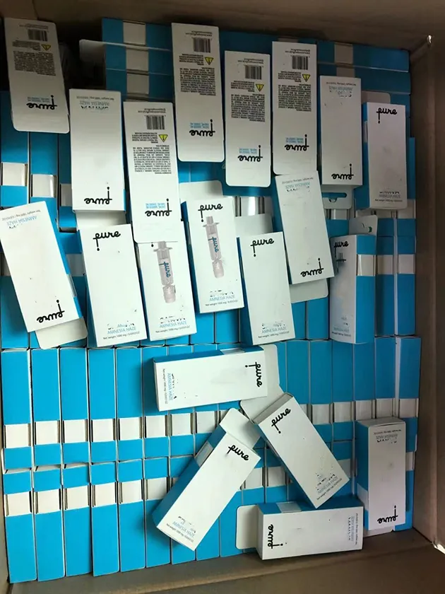 DHgate.com:Empty 1ml Pure Oil STRAWBERRY Glass Syringes 6 flavors COUGH ...