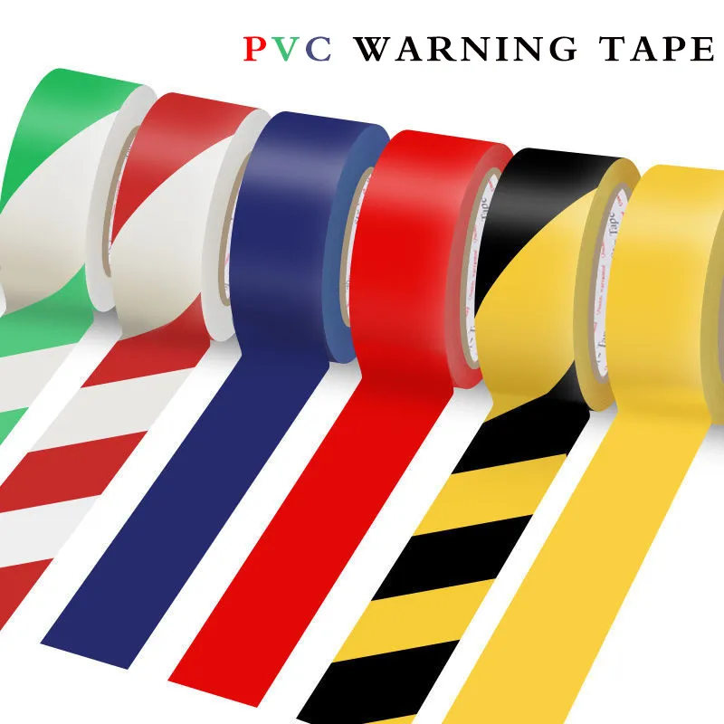 Wholesale Black & Yellow PVC Floor Warning Tape For Safety Marking ...