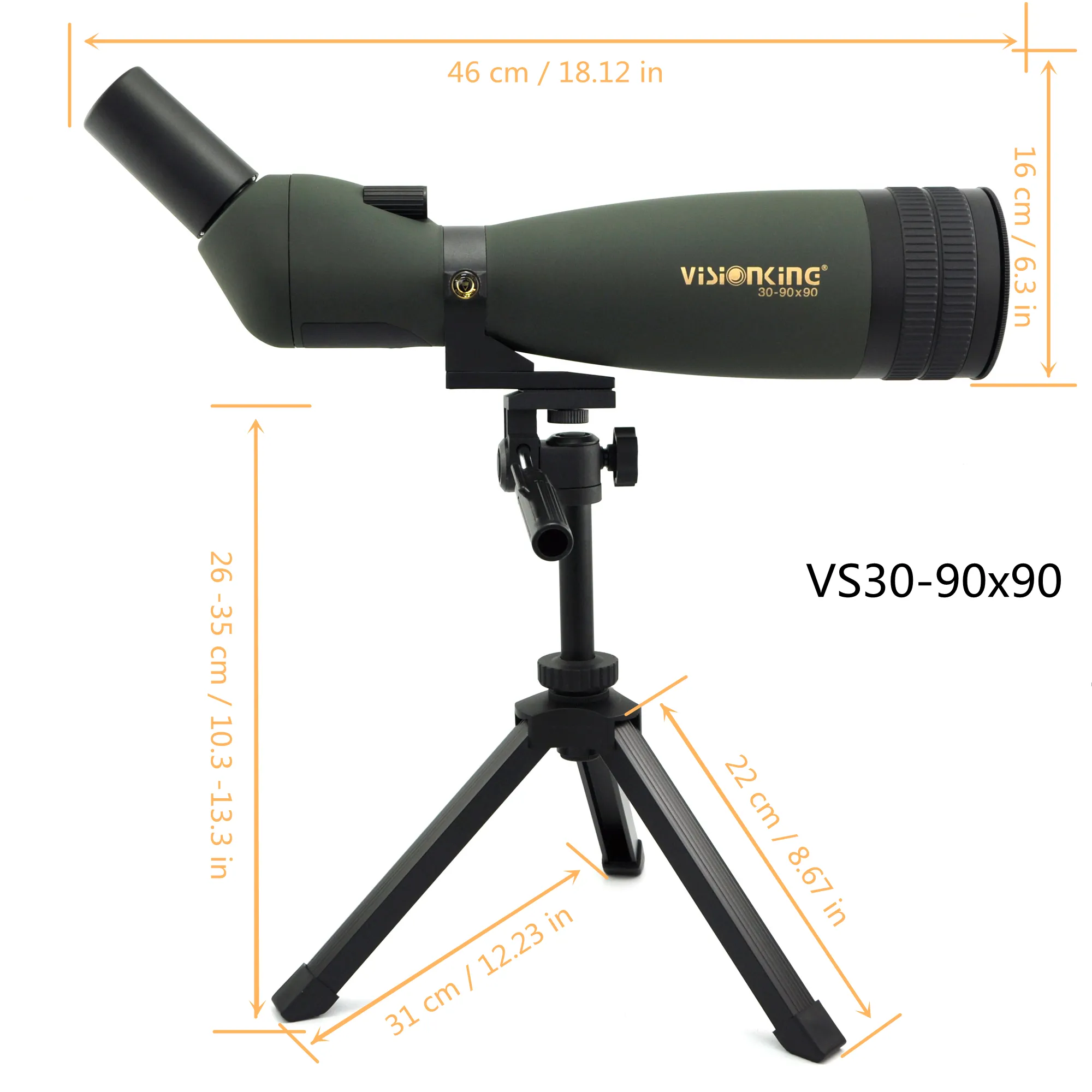 Visionking Bak4 FMC 6 Inch Telescope With Tripod 30 90x90 Long Range ...