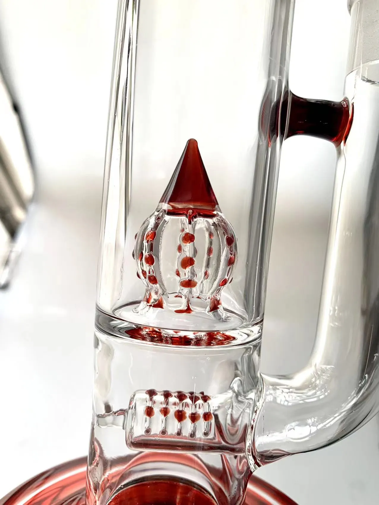 Wholesale Custom Borosilicate Glass Vortex Honeycomb Bong With Gravity ...