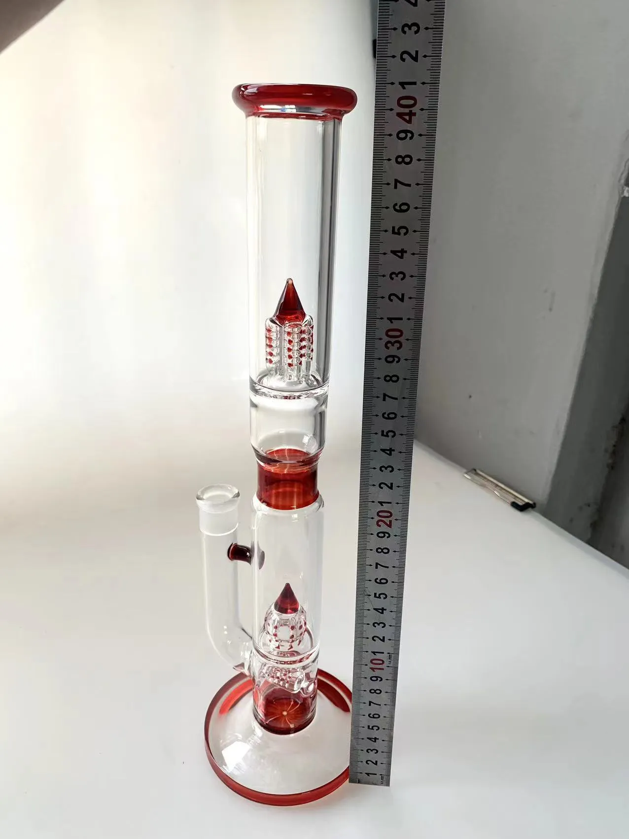 Wholesale Custom Borosilicate Glass Vortex Honeycomb Bong With Gravity ...