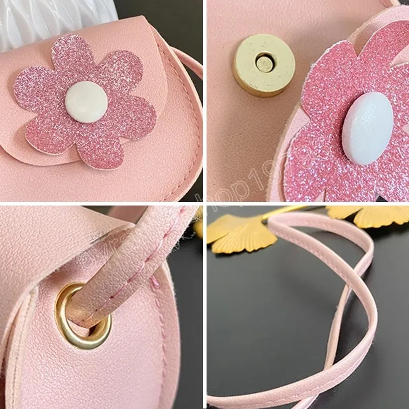 DHgate.com:Cute Flower Bags for Girls - PU Leather Crossbody Purses for ...