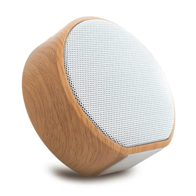 Wooden Bluetooth Speakers Mini Speaker Wired, Portable Audio System ...