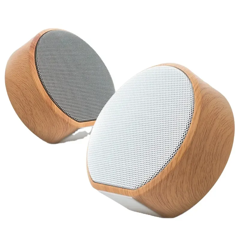 Wooden Bluetooth Speakers Mini Speaker Wired, Portable Audio System ...