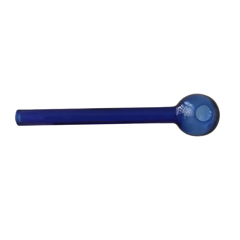 10cm Colorful Glass Oil Burner Pipe Handcrafted Dab Straw Tube For ...
