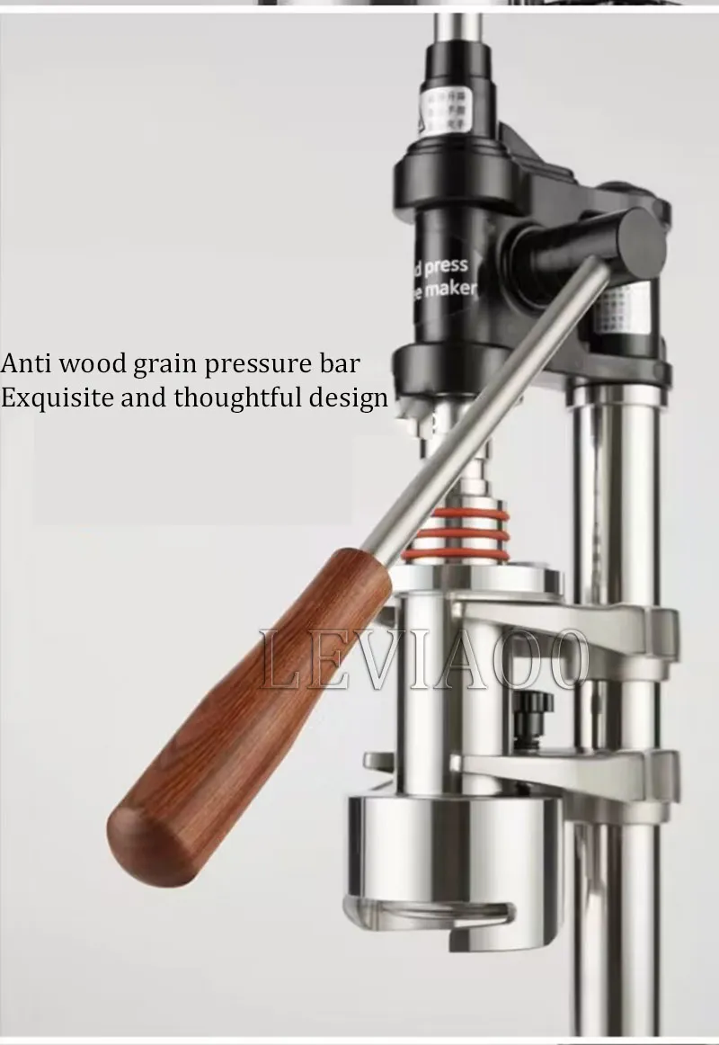 Hand Press Italian Coffee Machine Manual Spinning Espresso Maker Manual ...