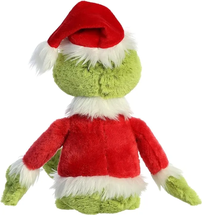 Christmas Grinch Stuffed Plush Toys Animal Green Monster Fur 16 Inches ...