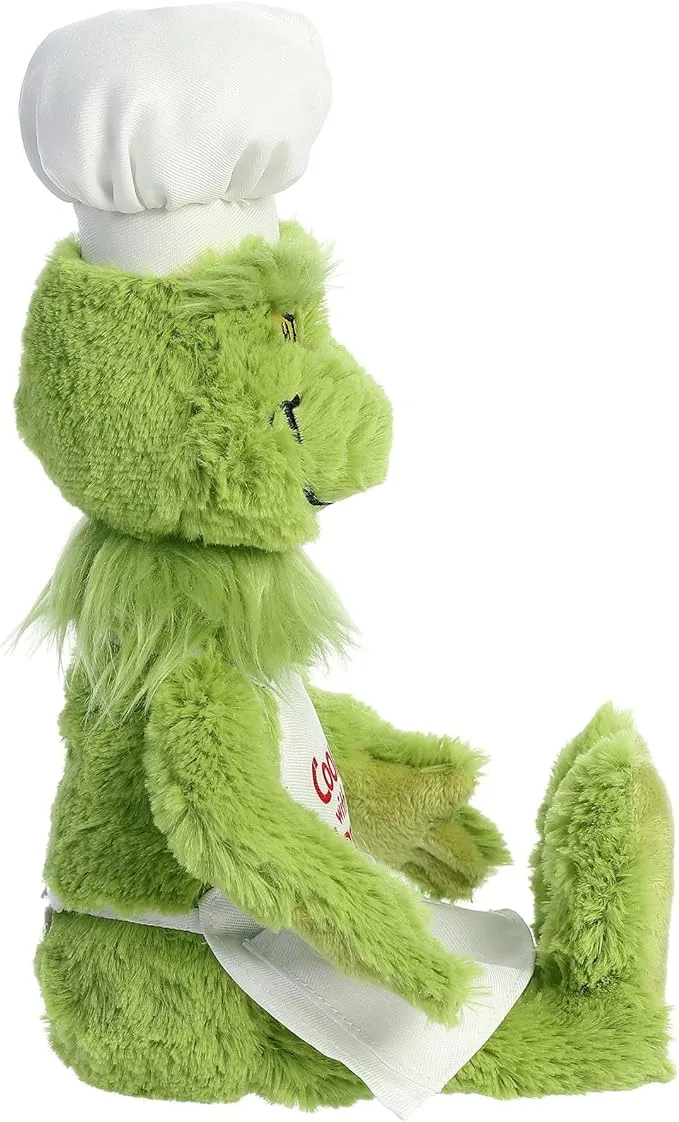 Christmas Grinch Stuffed Plush Toys Animal Green Monster Fur 16 Inches ...