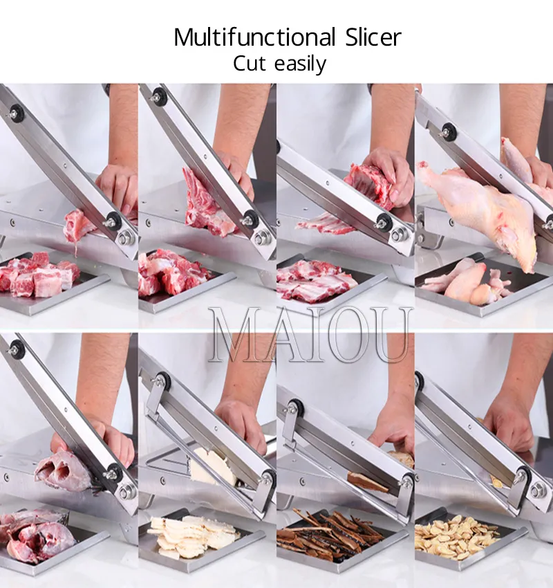 Frozen Meat Slicer And Bone Cutting Machine Minced Lamb, Chicken, Duck ...