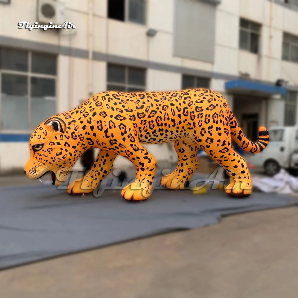 Giant Inflatable Leopard Realistic Large Balloon Animal Figurine For ...