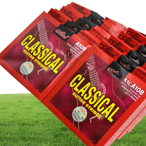 DHgate.com:10 Sets of Clear Nylon Alice A108N Classical Guitar Strings (1st-6th Strings):Musical ...