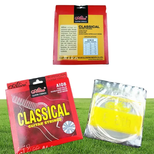 DHgate.com:10 Sets of Clear Nylon Alice A108N Classical Guitar Strings ...