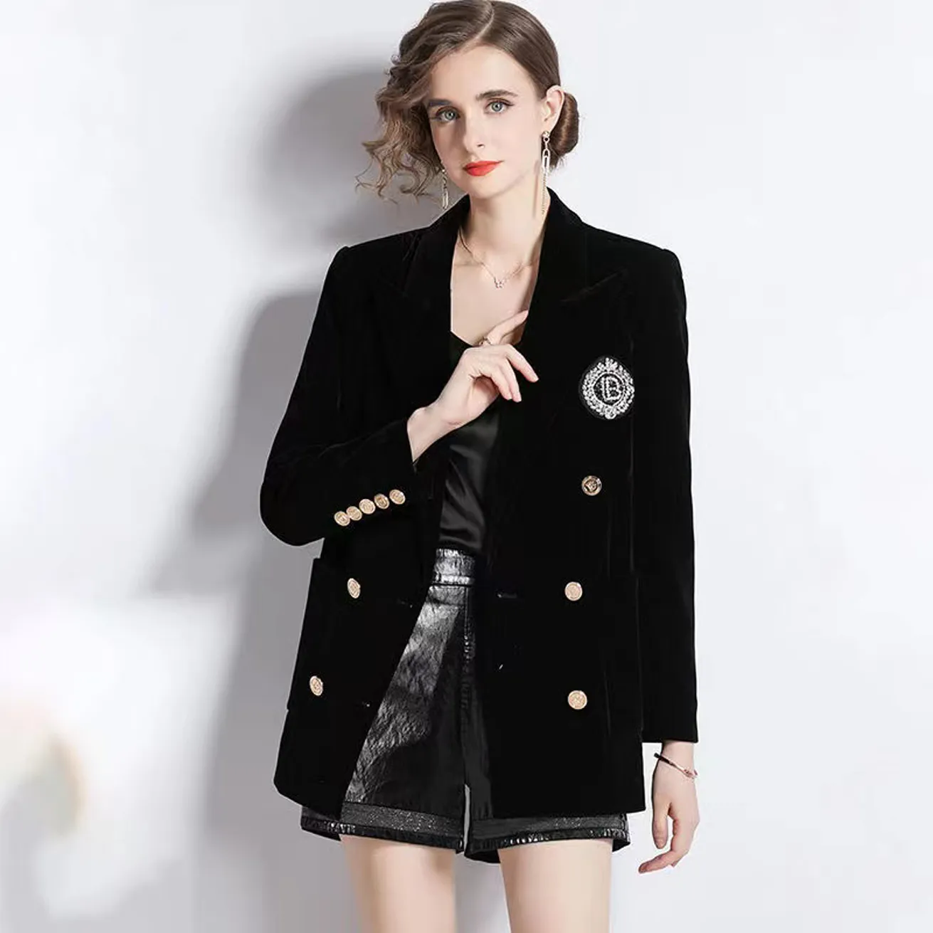 Designer Blazers Women, Fitted Blazer Jacket Elegant Tailored Suit ...