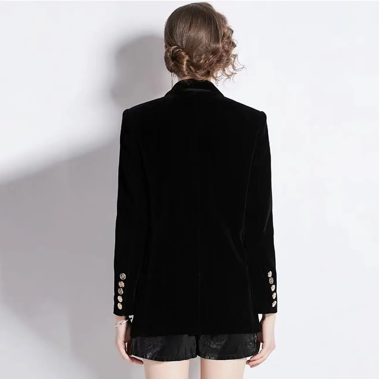 Designer Blazers Women, Fitted Blazer Jacket Elegant Tailored Suit ...