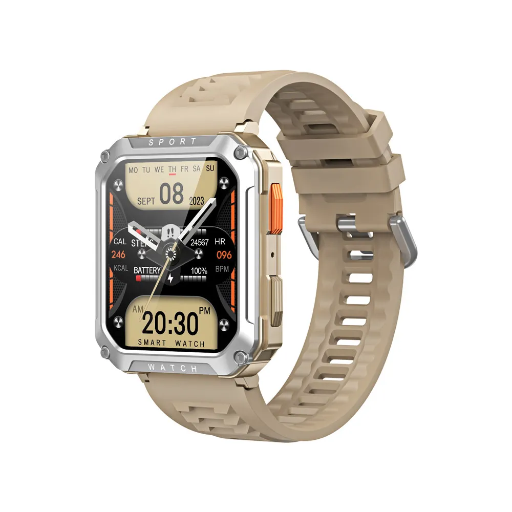 Bluetooth Smart Watch Men: T8Pro Health Monitor, AI Voice, Waterproof Sports Bracelet Smartwatch ...