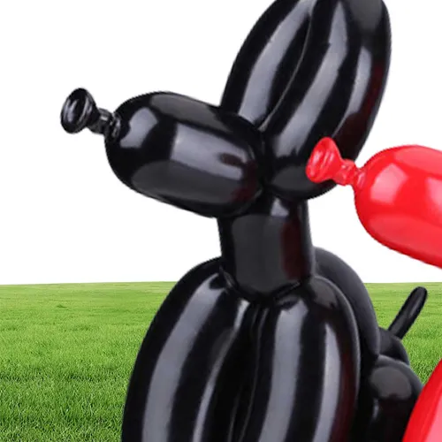 Poop Dog Statue Creative Resin Squat Balloon Garden Art Sculpture For ...
