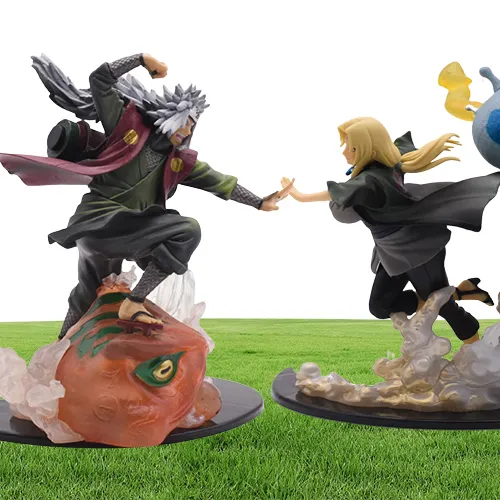 DHgate.com:Senju Tsunade Jiraiya Battle PVC Action Figure Model Statue ...