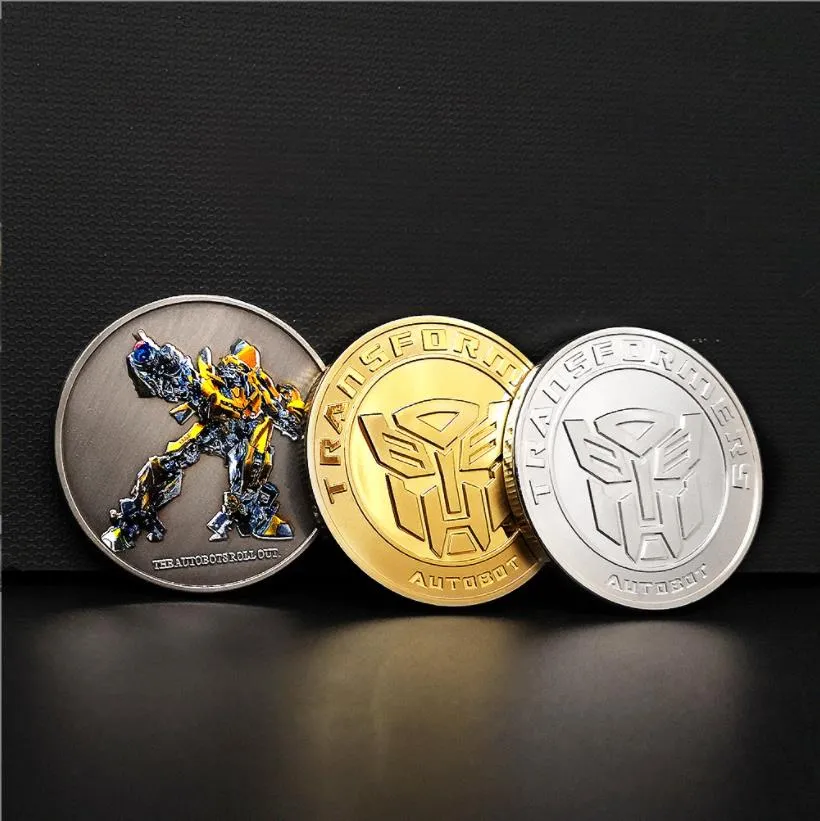 Artes Y Manualidades Megatron Optimus Prime Commemorative Gold Coin ...