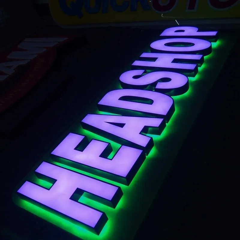 Wholesale Acrylic LED Storefront Sign Letters: Custom Channel Letter ...