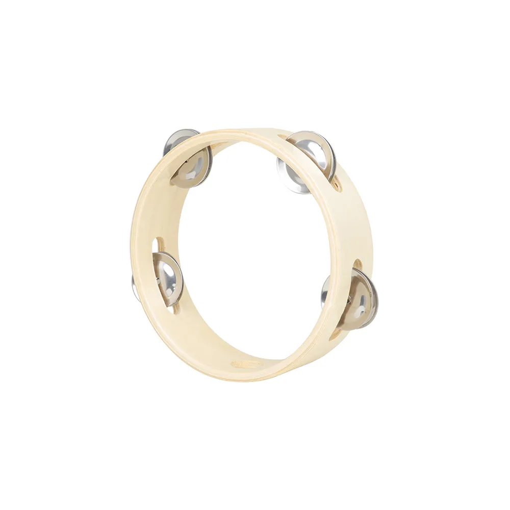 Jingle Bells Percussion Instrument, 6 Inch Handheld Tambourine With ...