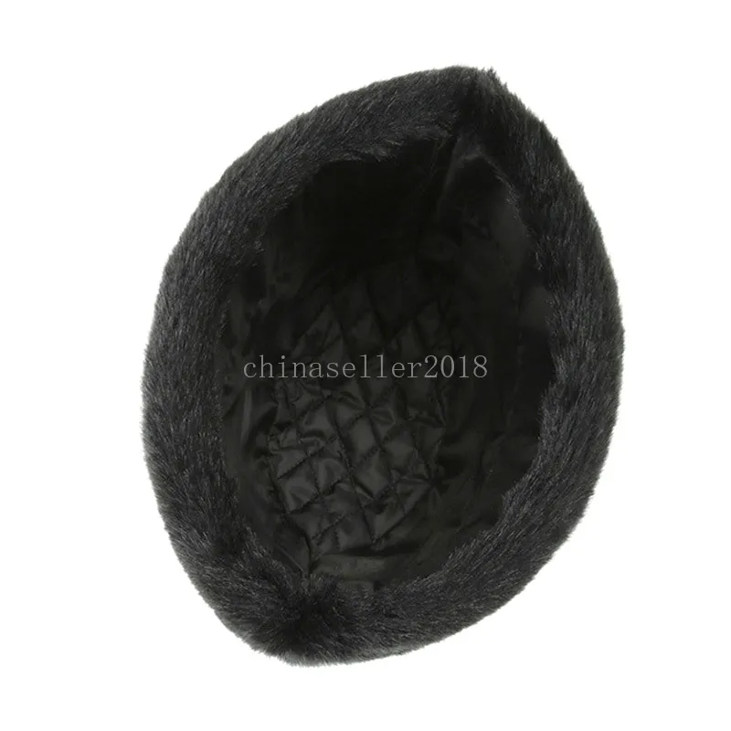 Men's Winter Fur Hats: Warm Faux Mink Plush Beanie, Thicken Ski Bomber ...