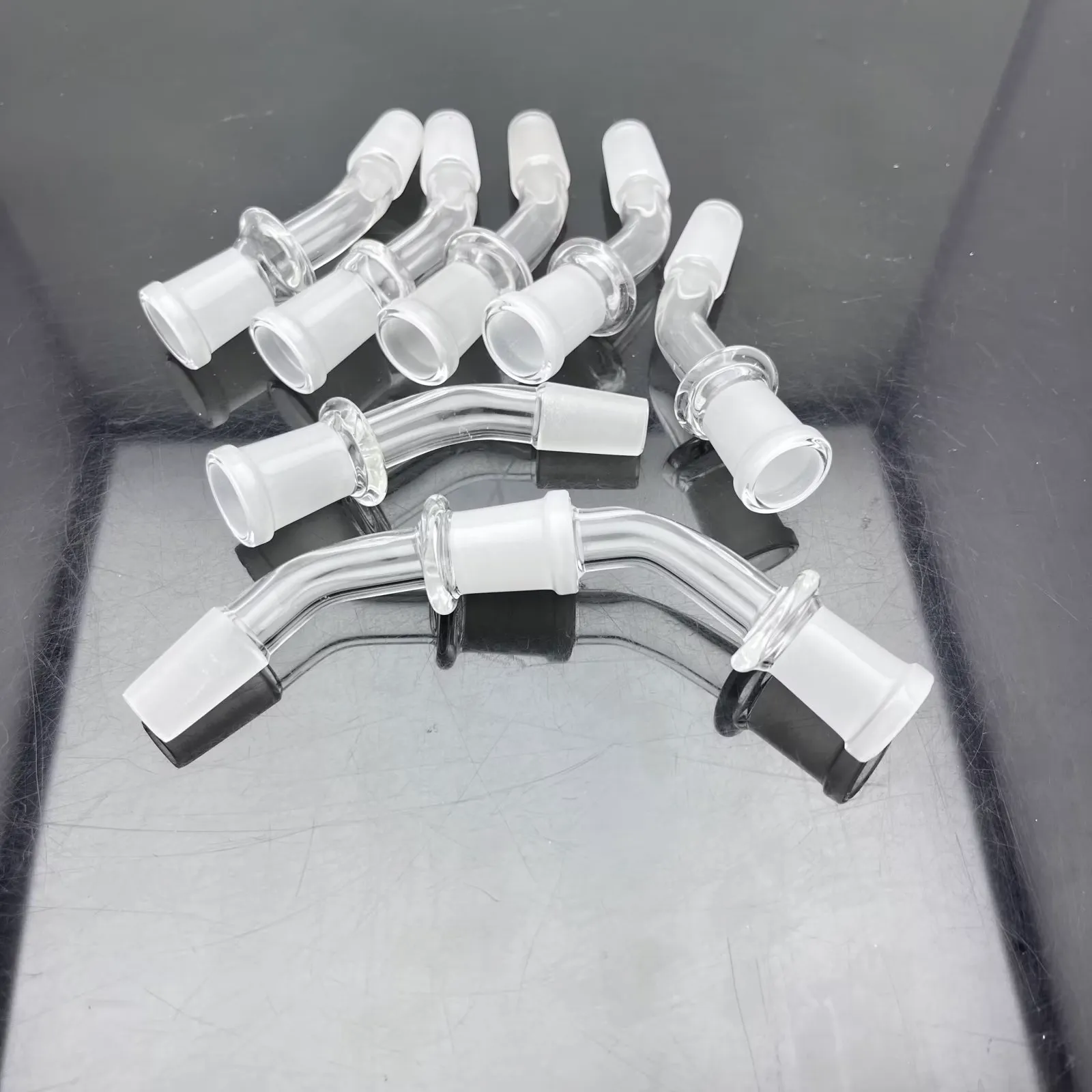 Colorful Mini Glass Hookah Smoking Pipes Metal Shape Dual Purpose Joint ...