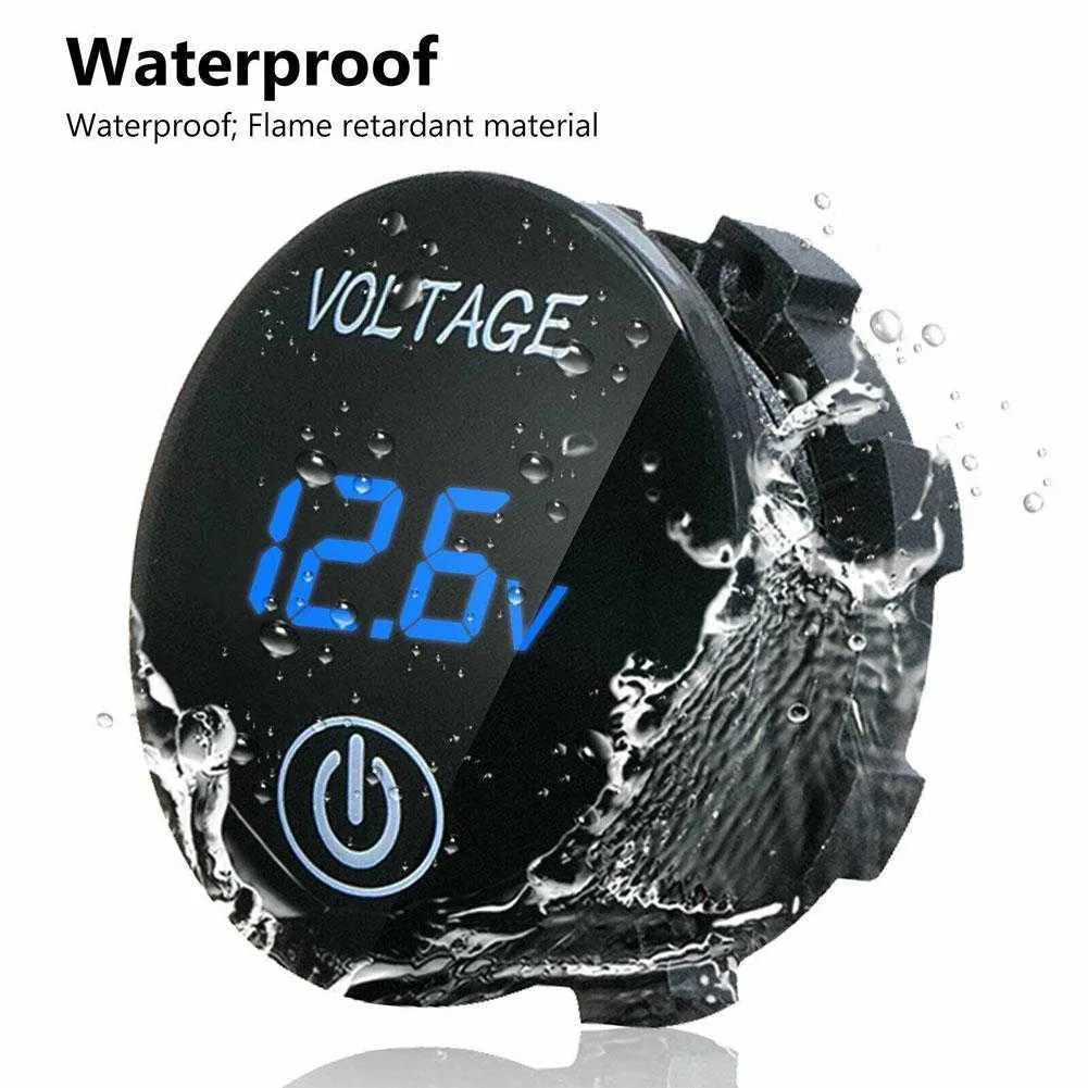 Waterproof Mini LED Panel Digital Volt Outlet Voltage Meter Display ...