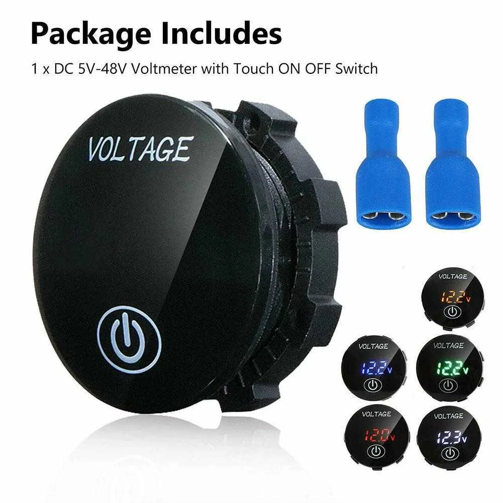 Waterproof Mini LED Panel Digital Volt Outlet Voltage Meter Display ...