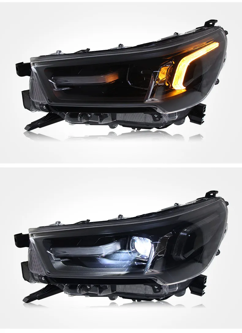 Headlight All LED For Toyota HILUX REVO 20 21 2024 Headlamp Assembly ...
