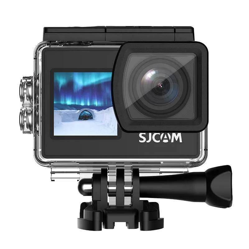 4K Ultra HD Action Camera With Dual Screen, Waterproof Sports Video Cam ...