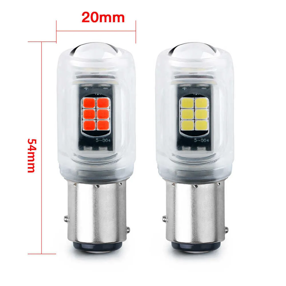 1156 LED Bulb Kit - Bright, Transparent LED Replacement Bulbs for Car ...