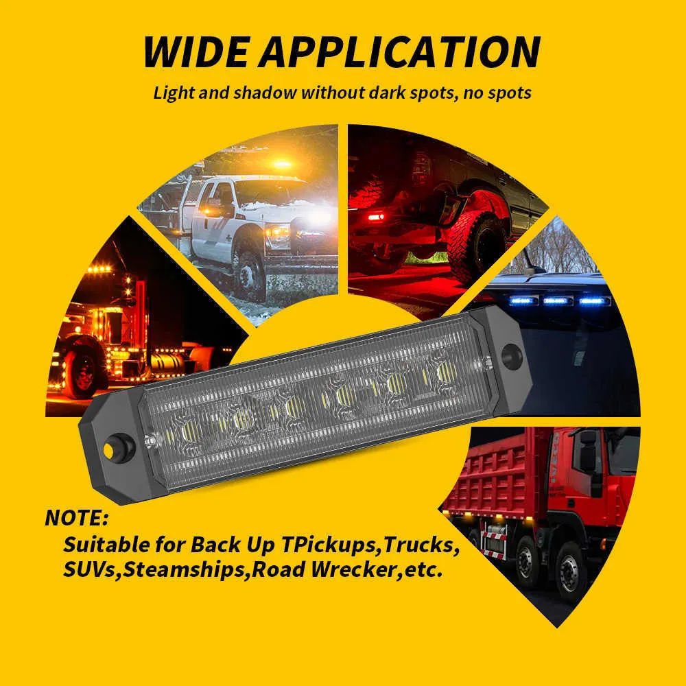 DHgate.com:LED Strobe Warning Lights, High-Intensity 2-Piece Emergency ...