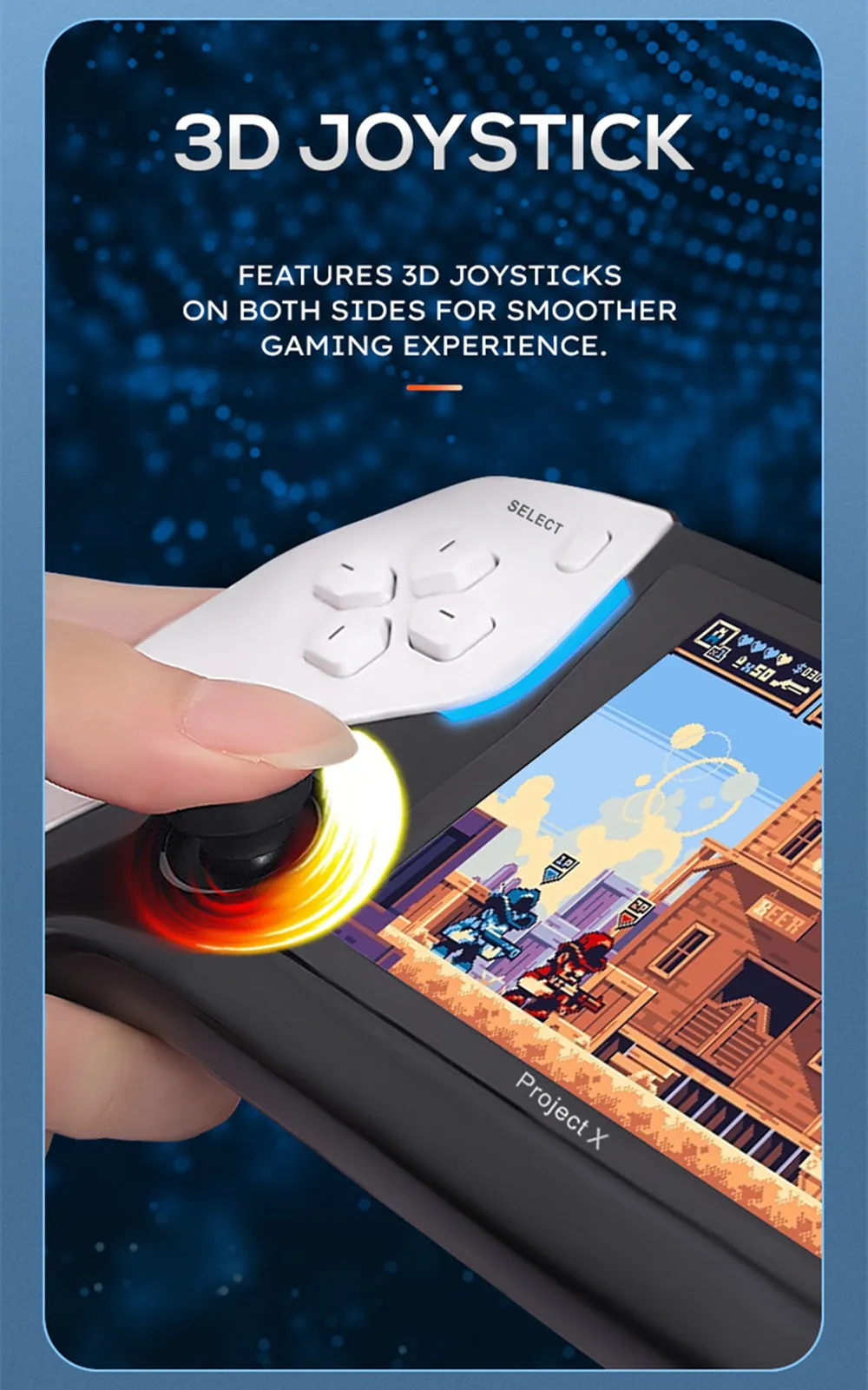 Project X 4 3 Inch High Definition Ips Screen Handheld Game Console ...