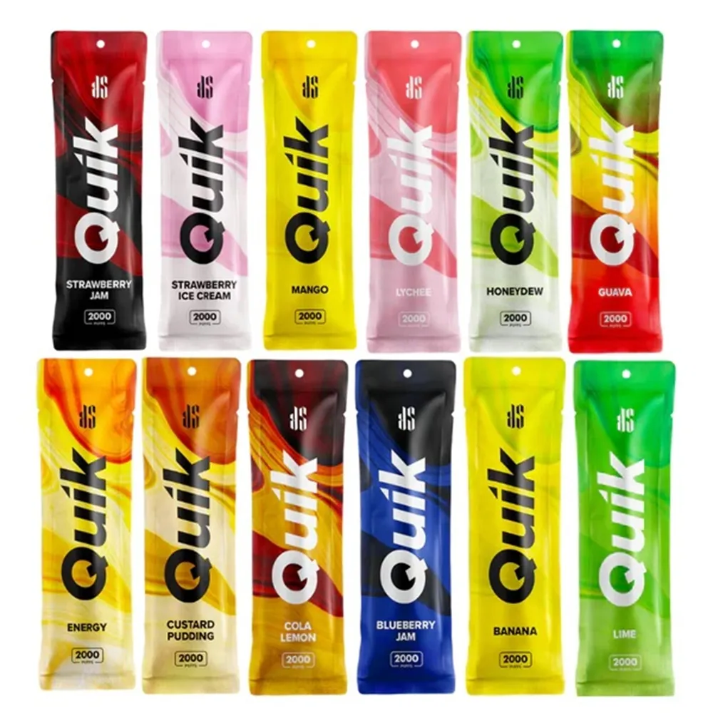 Original Quik 2000 Puffs Descartáveis Vape Pen Bang Xxl 5000puff Bares ...