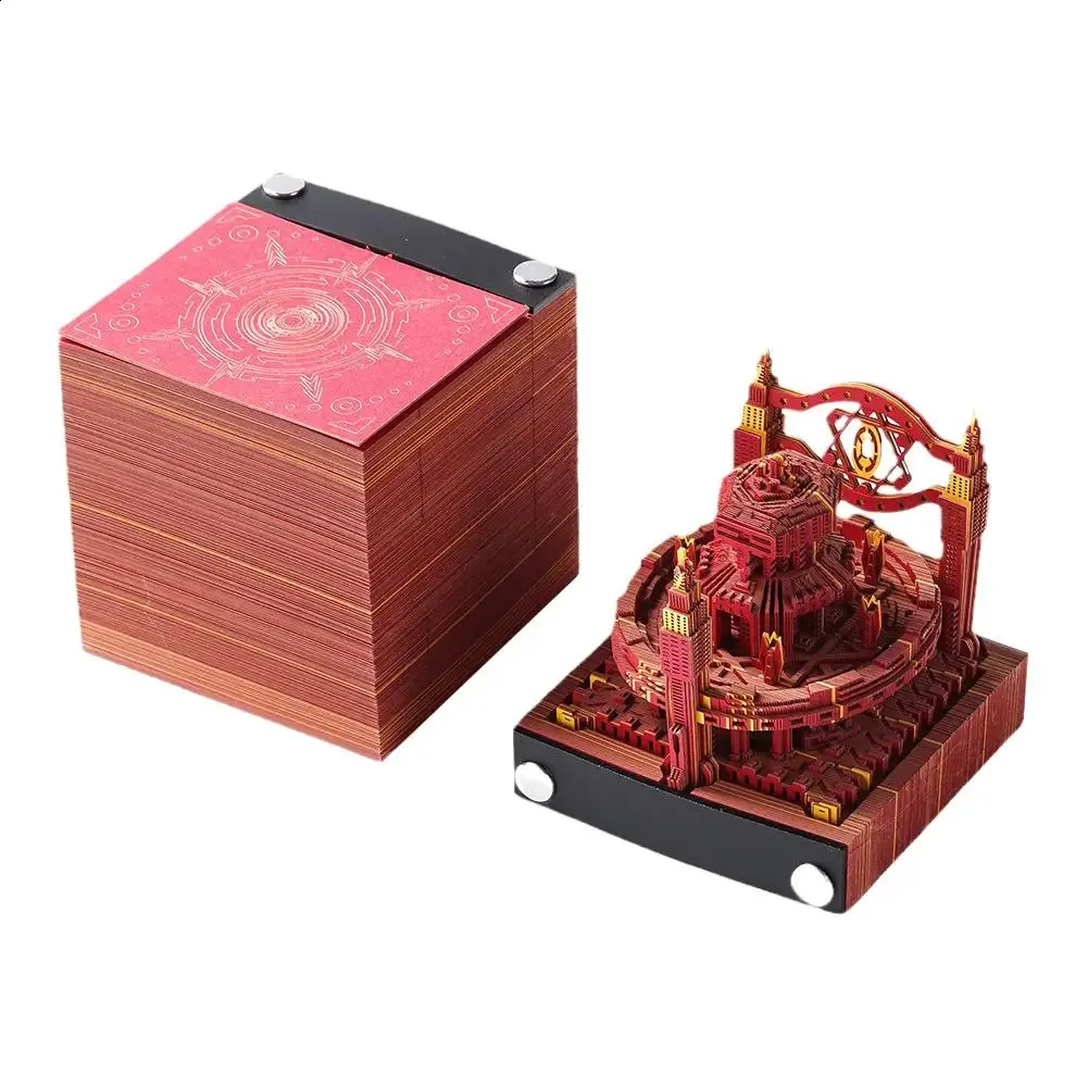 DHgate.com:2024 3D Paper Calendar Creative Memo Notepad Science Fiction ...