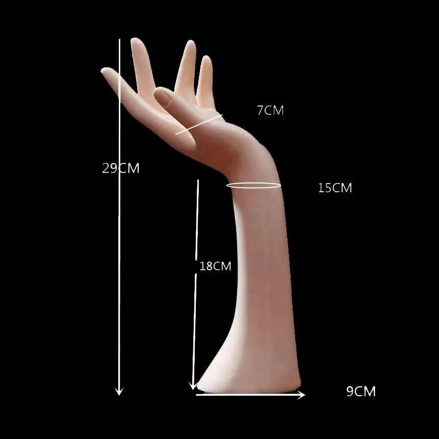 DHgate.com:Jewelry Boxes Plastic Artificial Hand Display Stand Creative ...