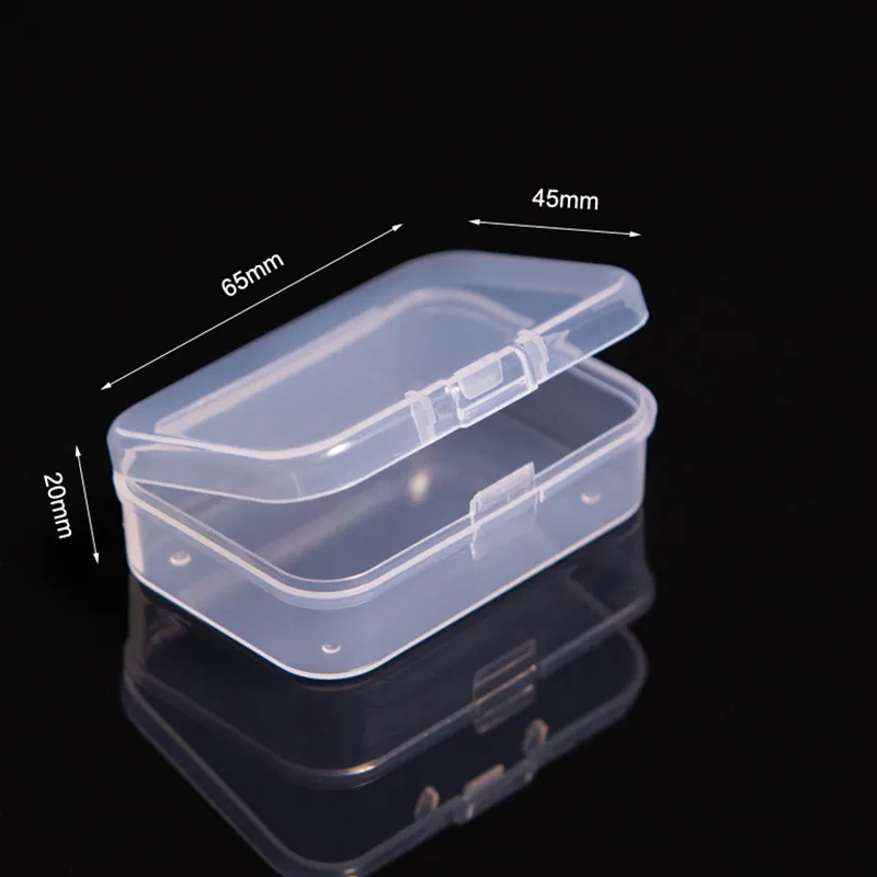 Mini Plastic Box Rectangle Plastic Storage Box Practical Frosted ...